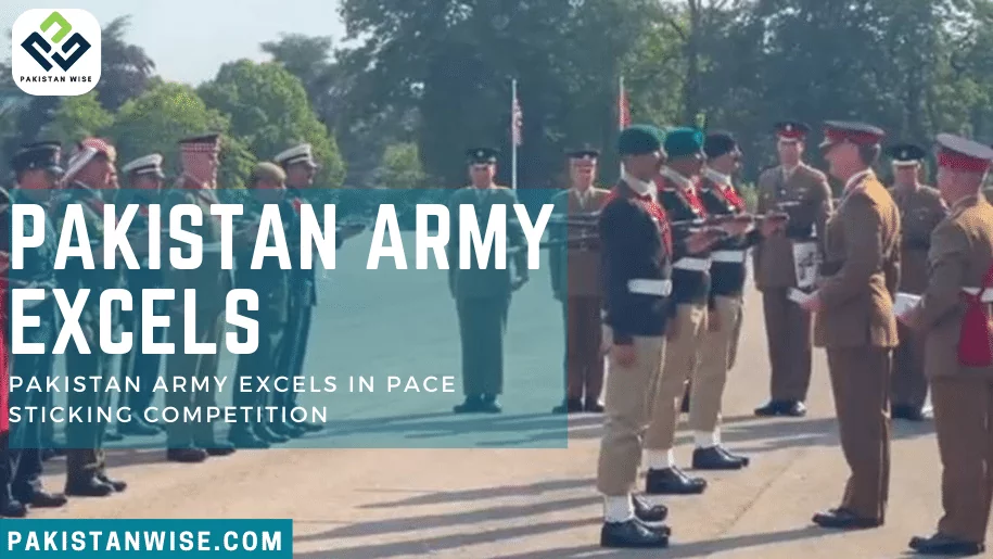 Pakistan Army Shines in Pace Sticking Competition