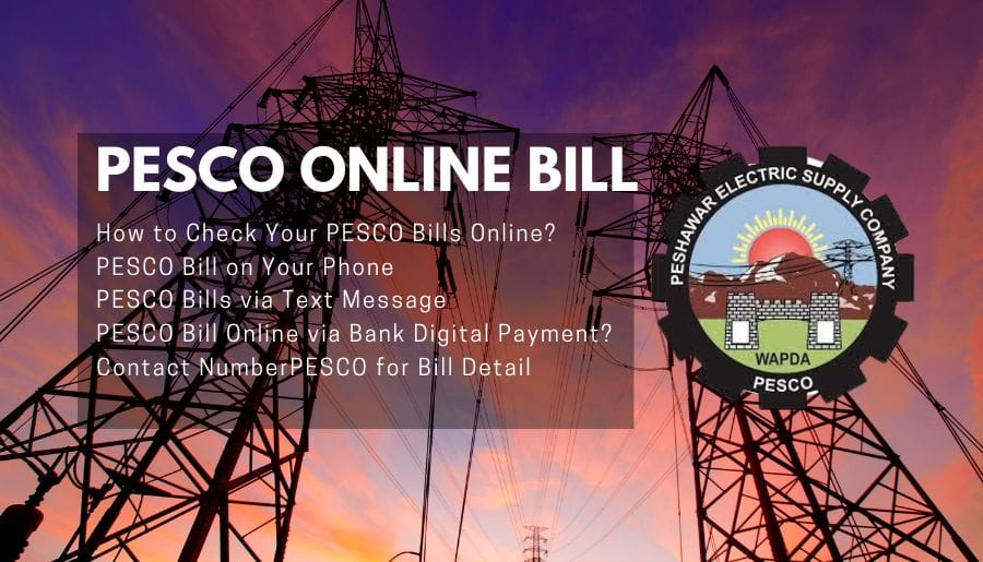 PESCO Online Bill - Pakistan Wise