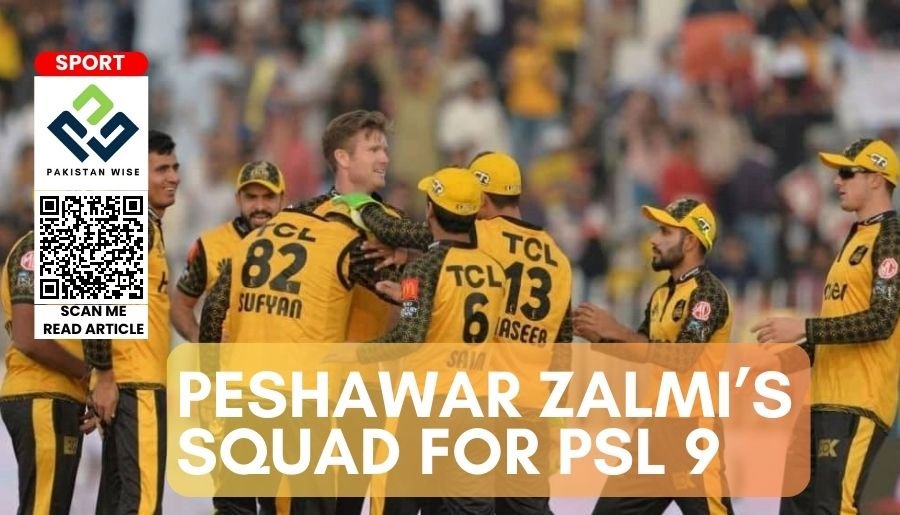 Peshawar Zalmi’s Squad for PSL 9