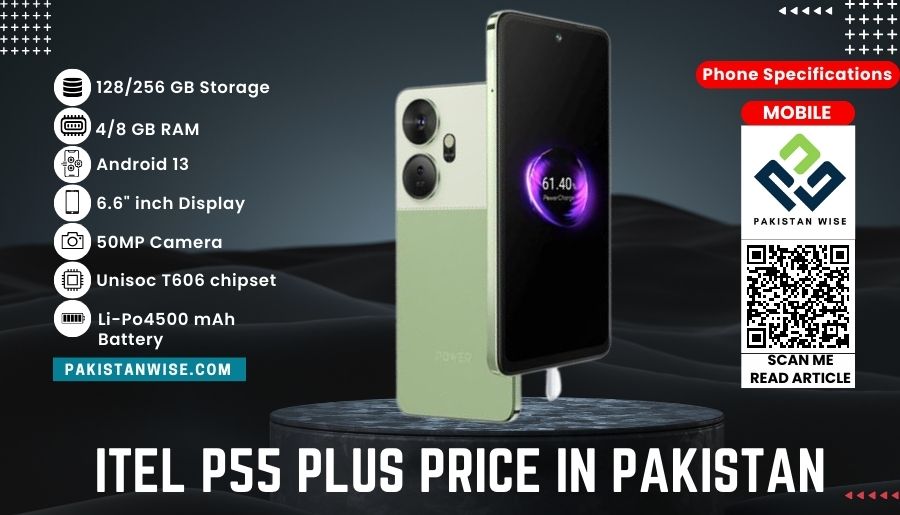 Itel P55 Plus Price in Pakistan