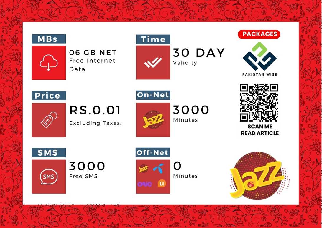 Jazz Sim Lagao Offer - Pakistan Wise