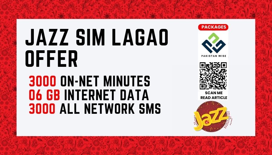 Jazz Sim Lagao Offer - Pakistan Wise