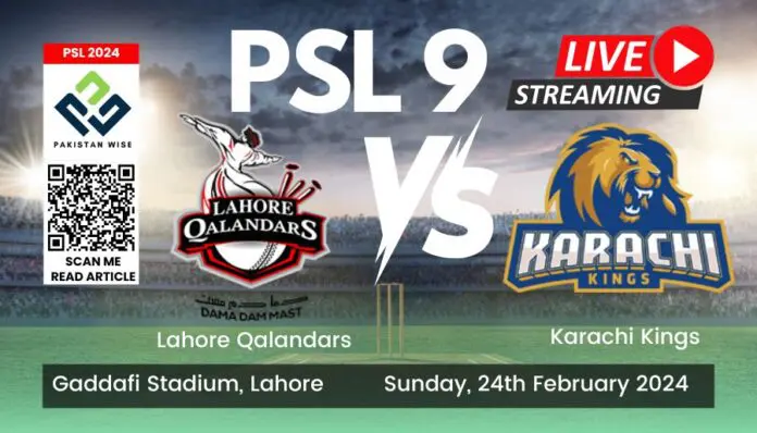 PSL 2024: Lahore vs Karachi, Match 10 Live - Pakistan Wise