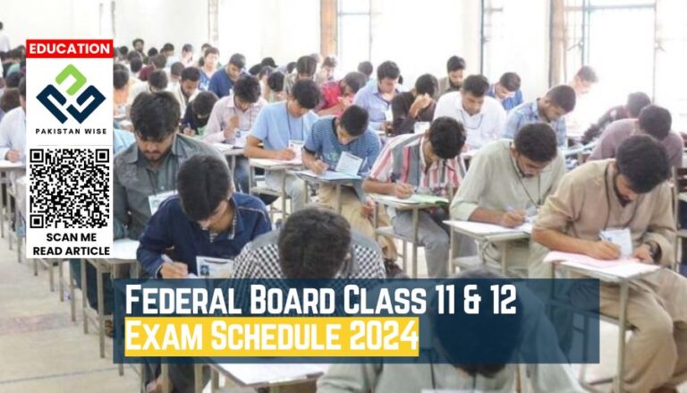 Federal board Class 11, 12 date sheet 2024 announced - Pakistan Wise