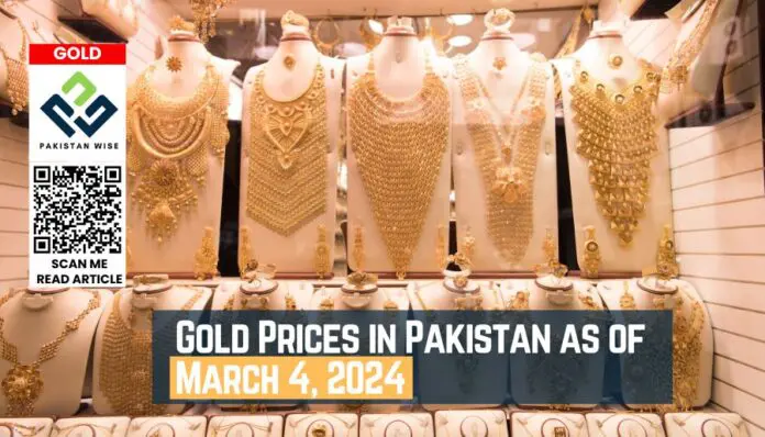Gold rate in Pakistan today – 4 March, 2024- Pakistan Wise