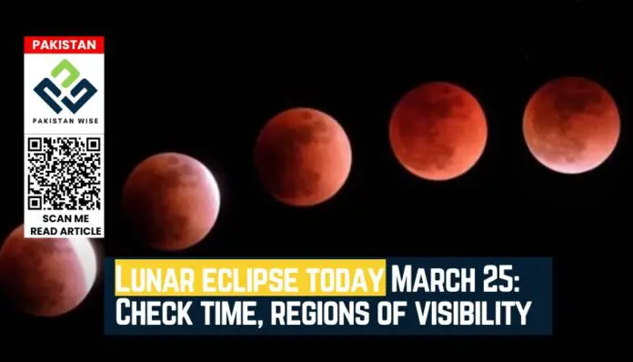 Lunar Eclipse Time March 25 2024 - Pakistan Wise